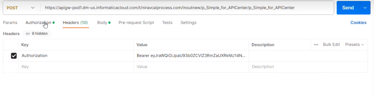 HOW TO: Create a Managed API using Informatica API center and invoke it using OAuth 2.0 Bearer ...