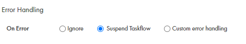 Taskflow does not fail when any of the data task goes to "Error" or "Warning" state in CDI