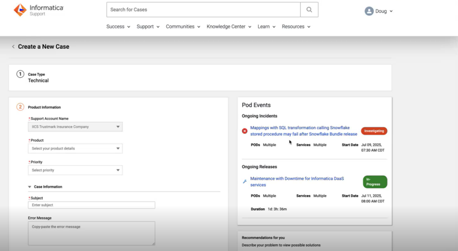 Introducing the All-New Informatica Service Health Dashboard