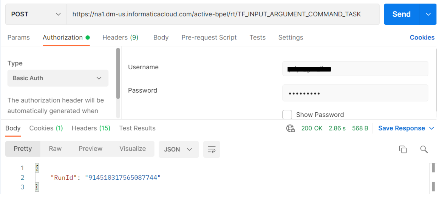 How to run taskflow as an API call in CDI