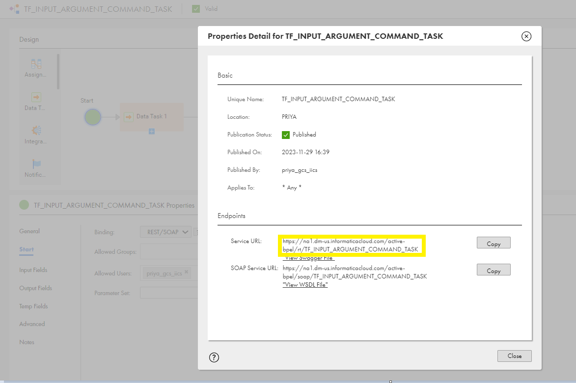 How to run taskflow as an API call in CDI