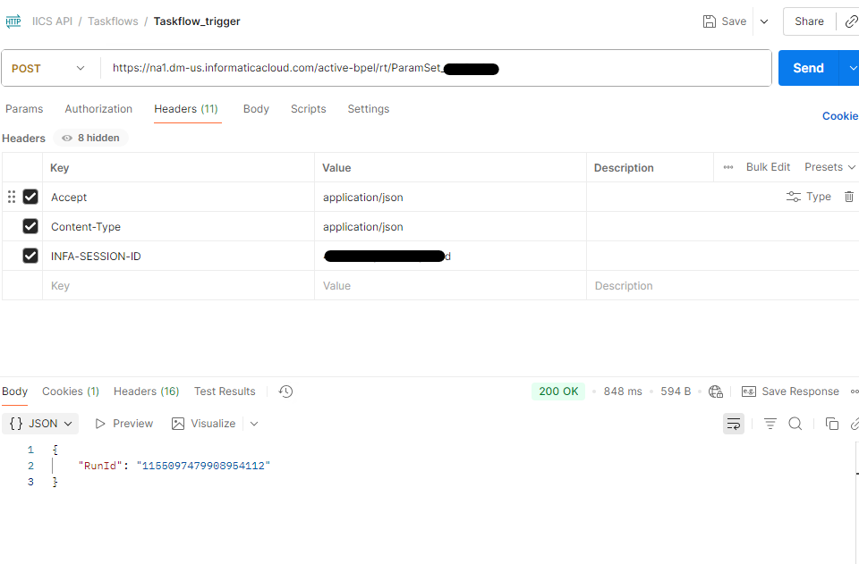 How to run taskflow as an API call in CDI