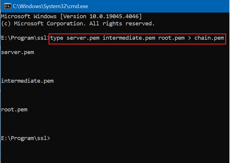 HOW TO: Create Keystore from certificate chain and private key
