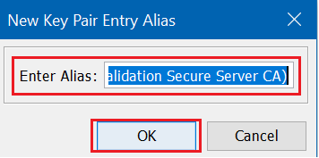 HOW TO: Create Keystore from certificate chain and private key