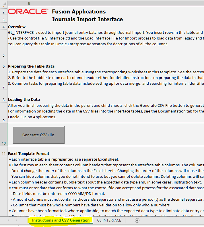 Oracle Financials cloud v1 - Writer Setup in CDI