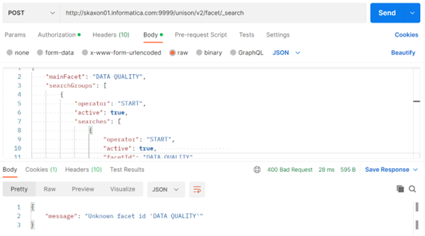 Rest api troubleshooting